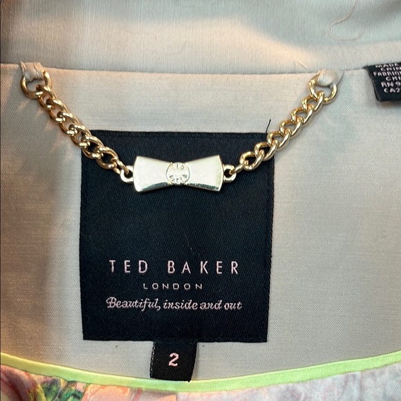 Ted Baker | Jackets & Coats | Ted Baker Trench Coat With Gold Accents ...